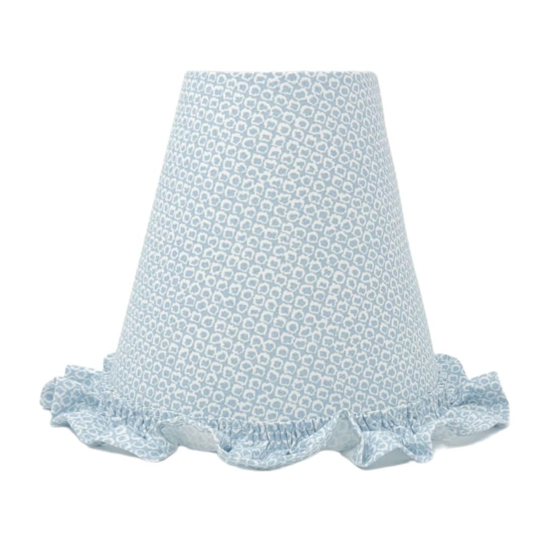 RUFFLE LAMPSHADE - Nesta - Ian Sanderson - Natural - Ruffle Edges ...