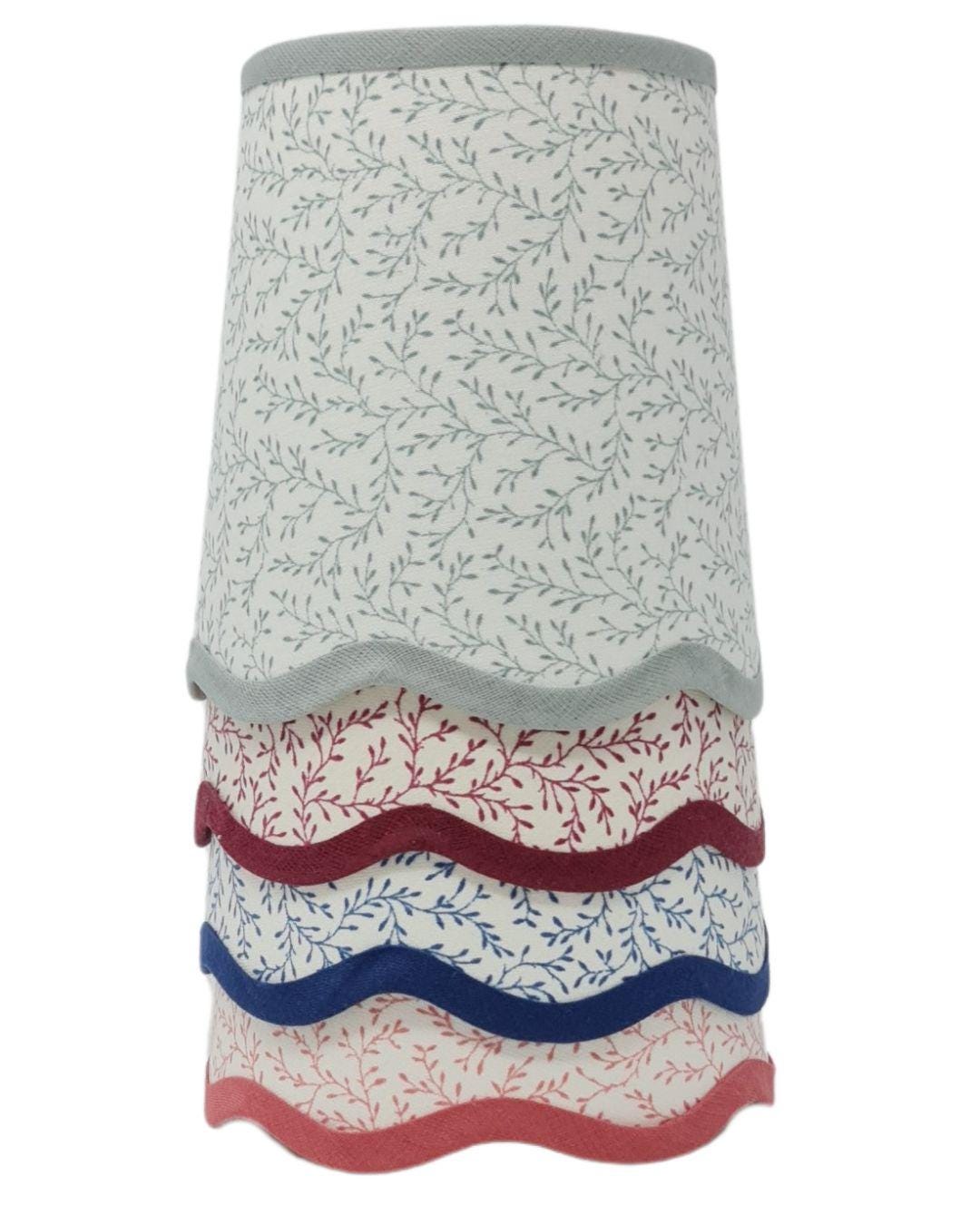 SCALLOP LAMPSHADE - Leonie - Ian Sanderson - Natural - Scalloped Edges ...