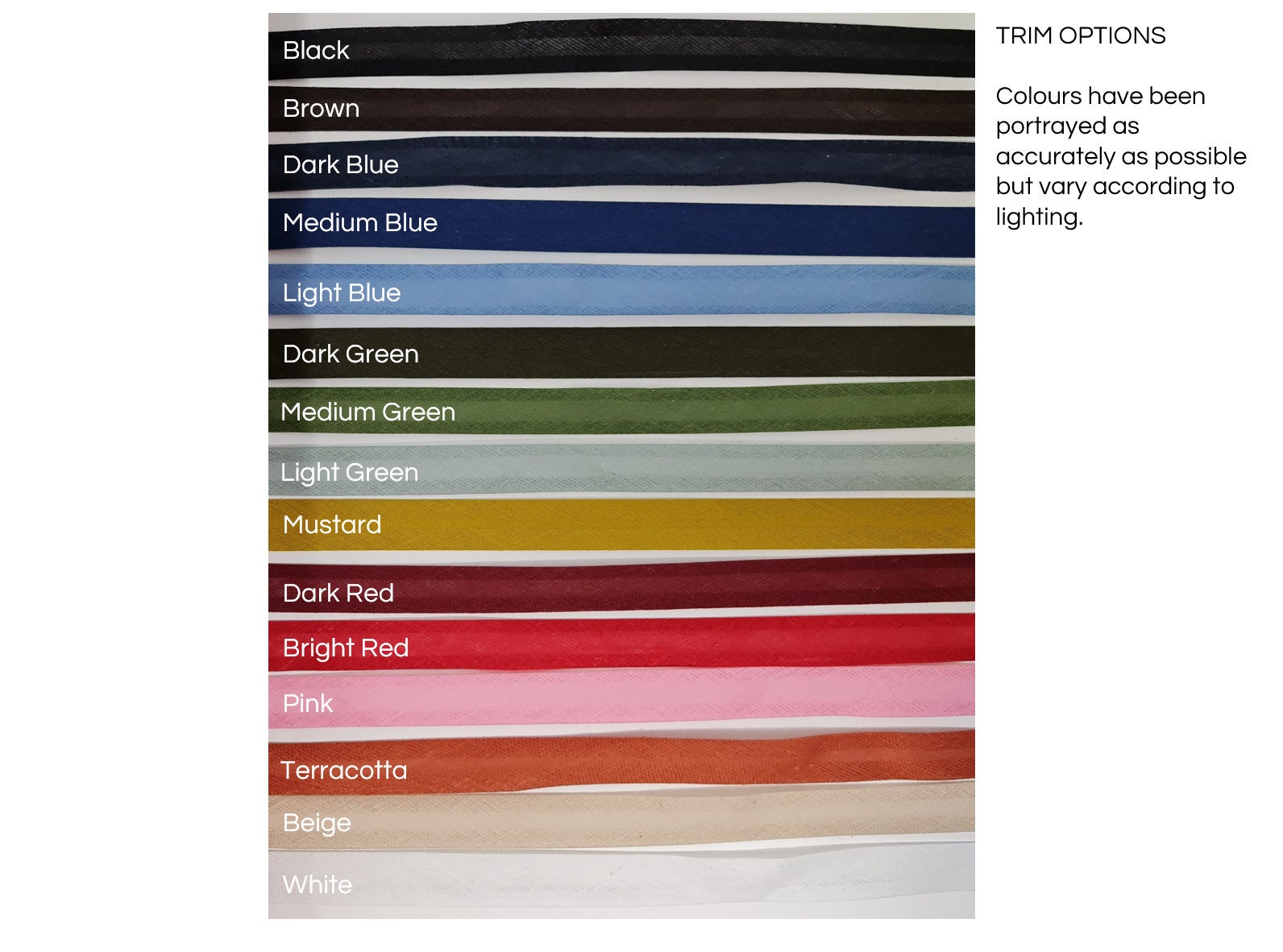 SWATCHES - Trim Options for Lampshades - Etsy