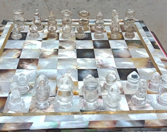Crystal Chess Set - Etsy