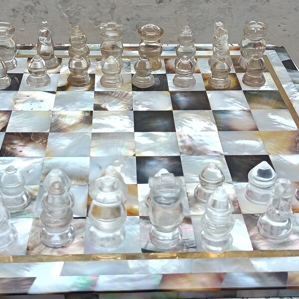 Crystal Chess Set - Etsy