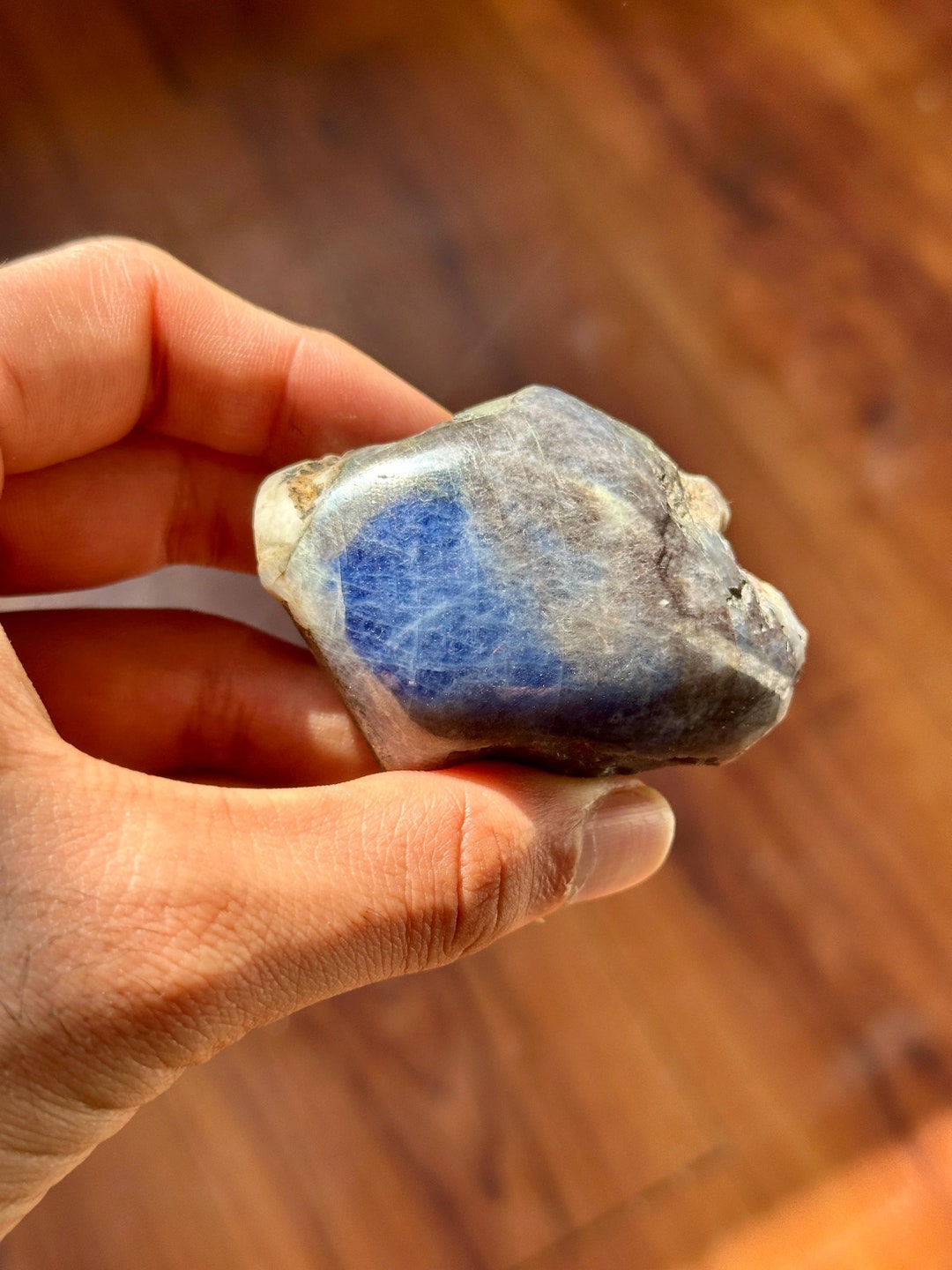 Natural Star Sapphire Slab 165g Raw From South India Blue Corundum ...