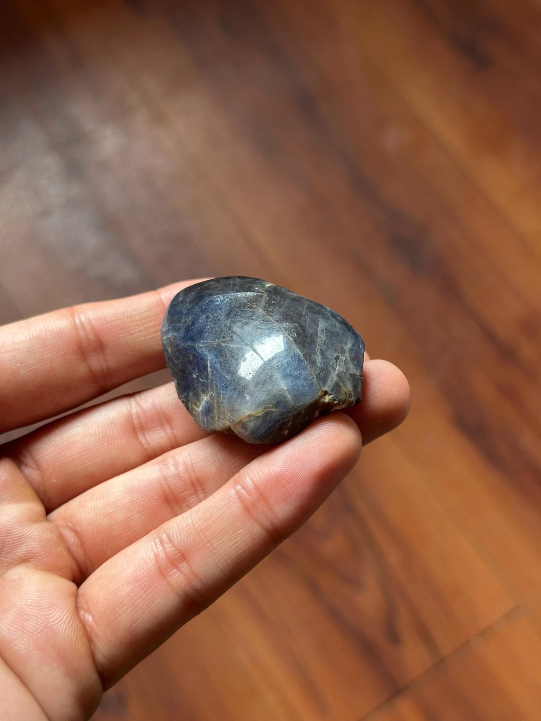 Natural Star Sapphire Slab 51g Raw From South India Blue Corundum ...