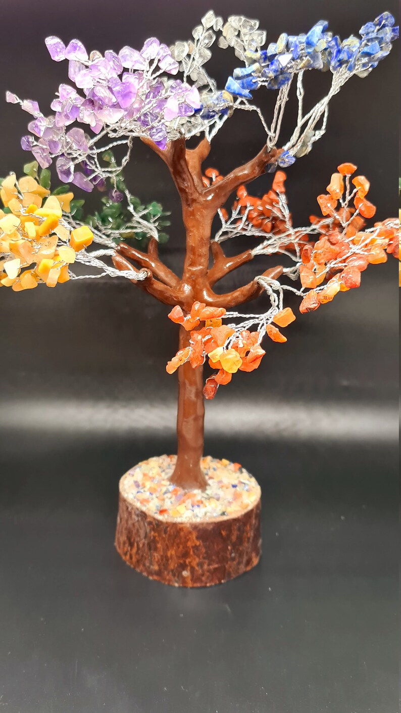 Gemstone Tree of Life | Reiki Healing Crystal Decor - Etsy