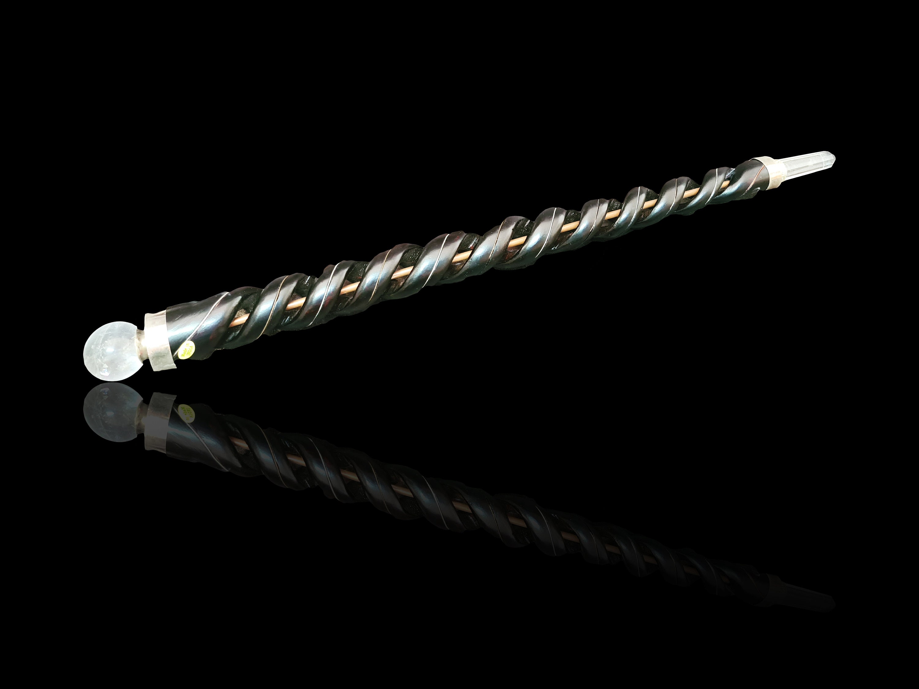 HARRY POTTER 29'' Wooden Wand Copper Metal Wrapped - Etsy