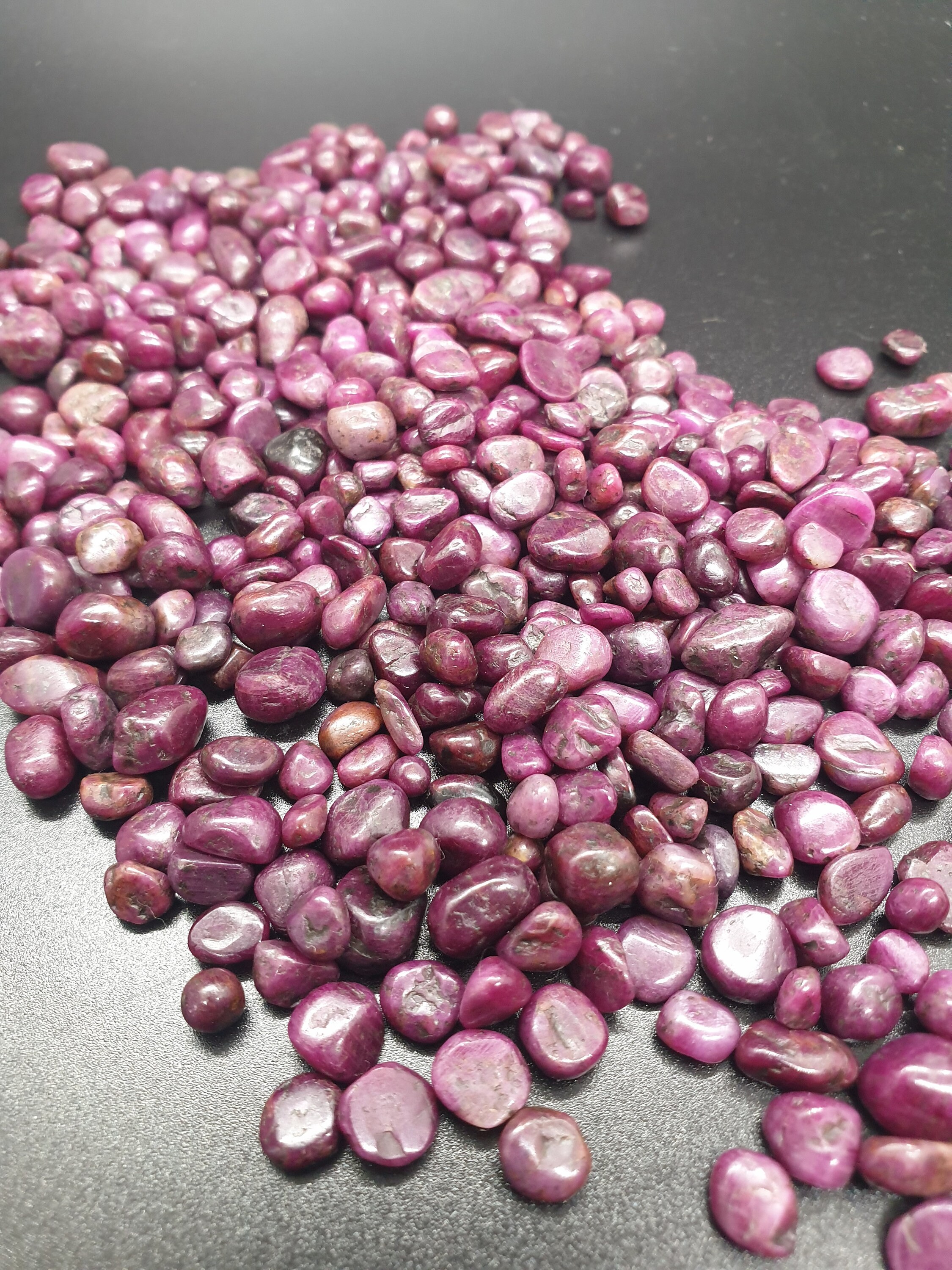 Ruby Beads Ruby Tumbled Stones Indian Polished Ruby - Etsy Canada