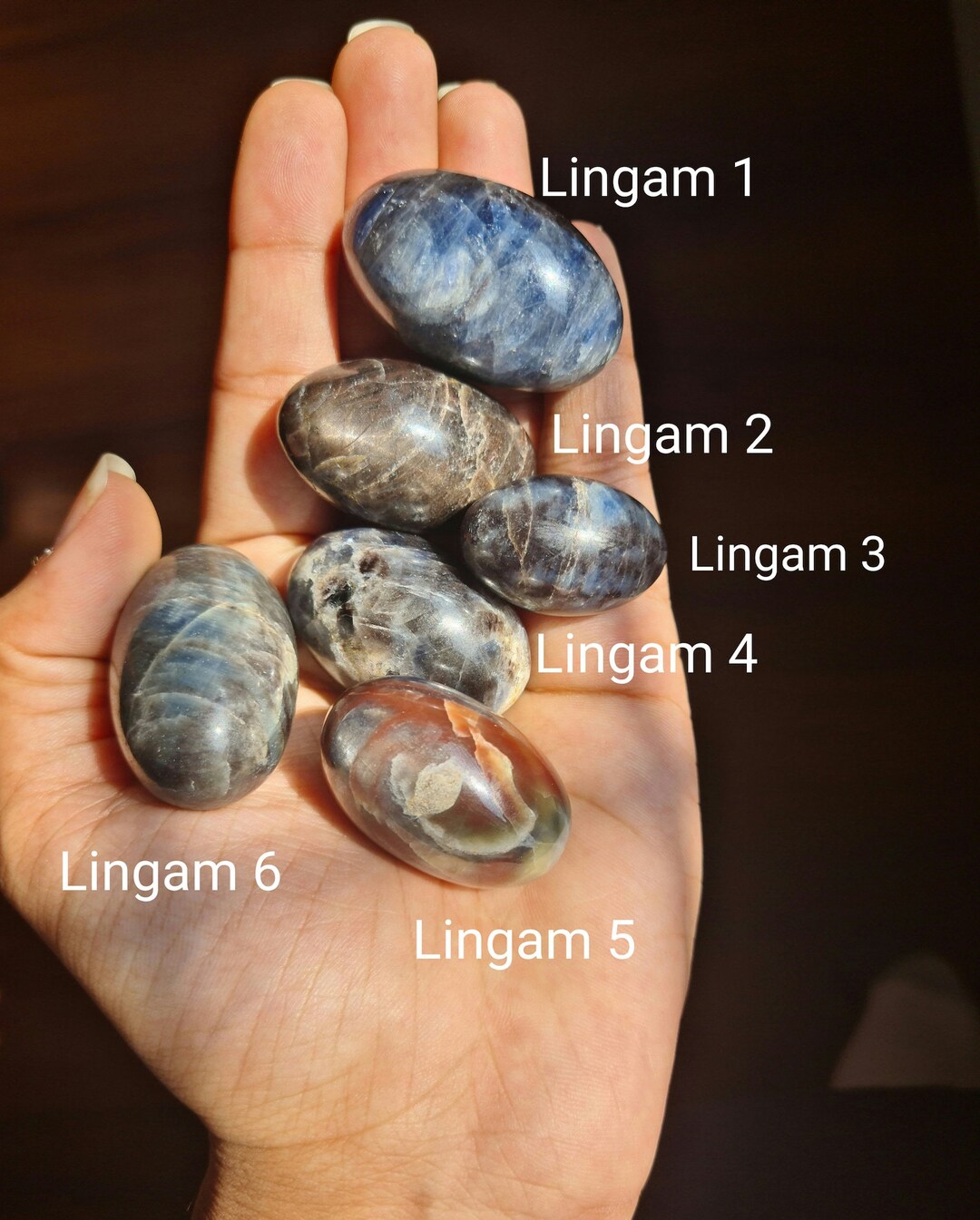 Natural Star Sapphire Lingam, Indian Blue Corundum, Polished Stone - Etsy