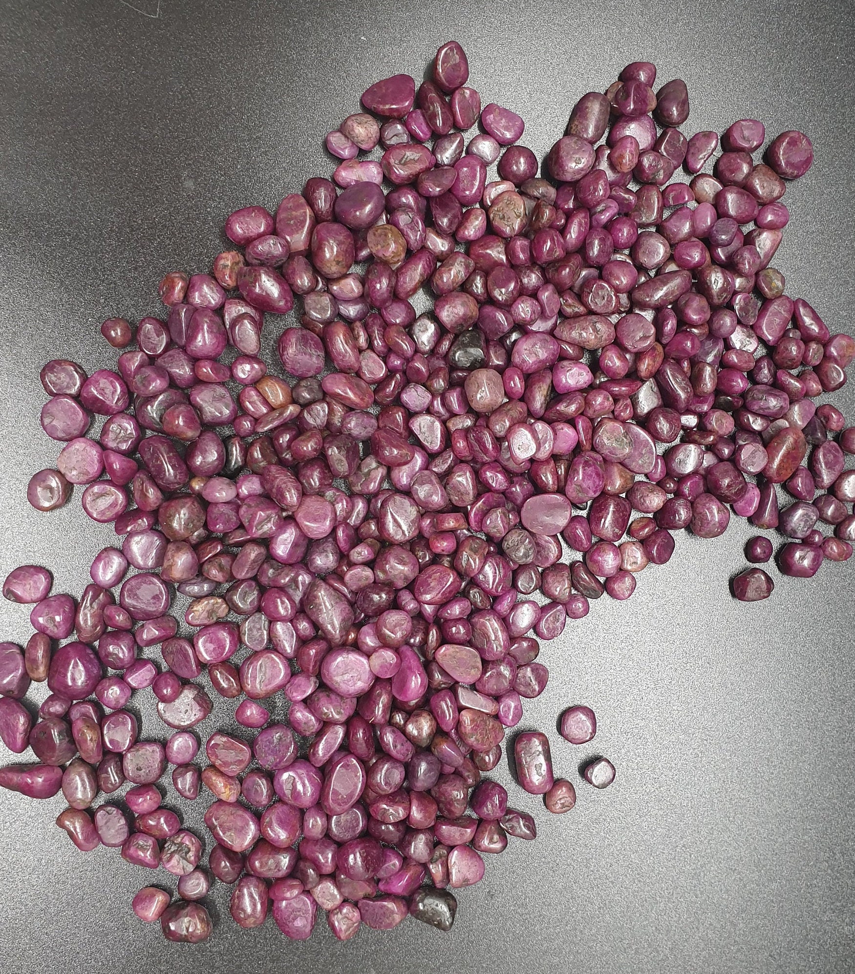 Ruby Beads Ruby tumbled Stones Indian Polished Ruby | Etsy