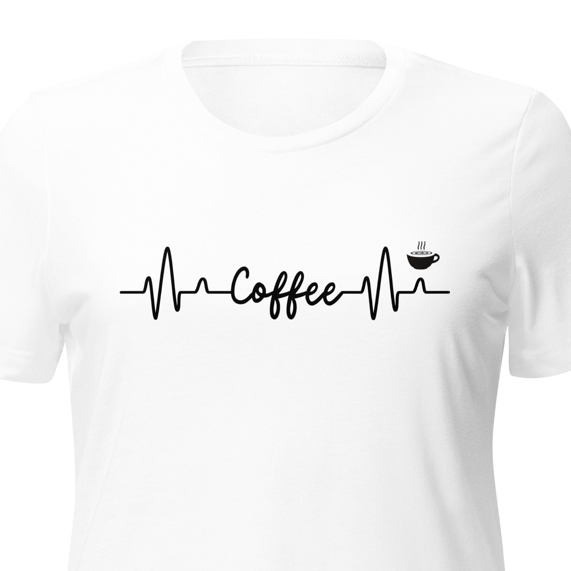 Love Coffee Shirt, Coffee Heartbeat, Coffee Addict, Nurse Coffee Shirt ...