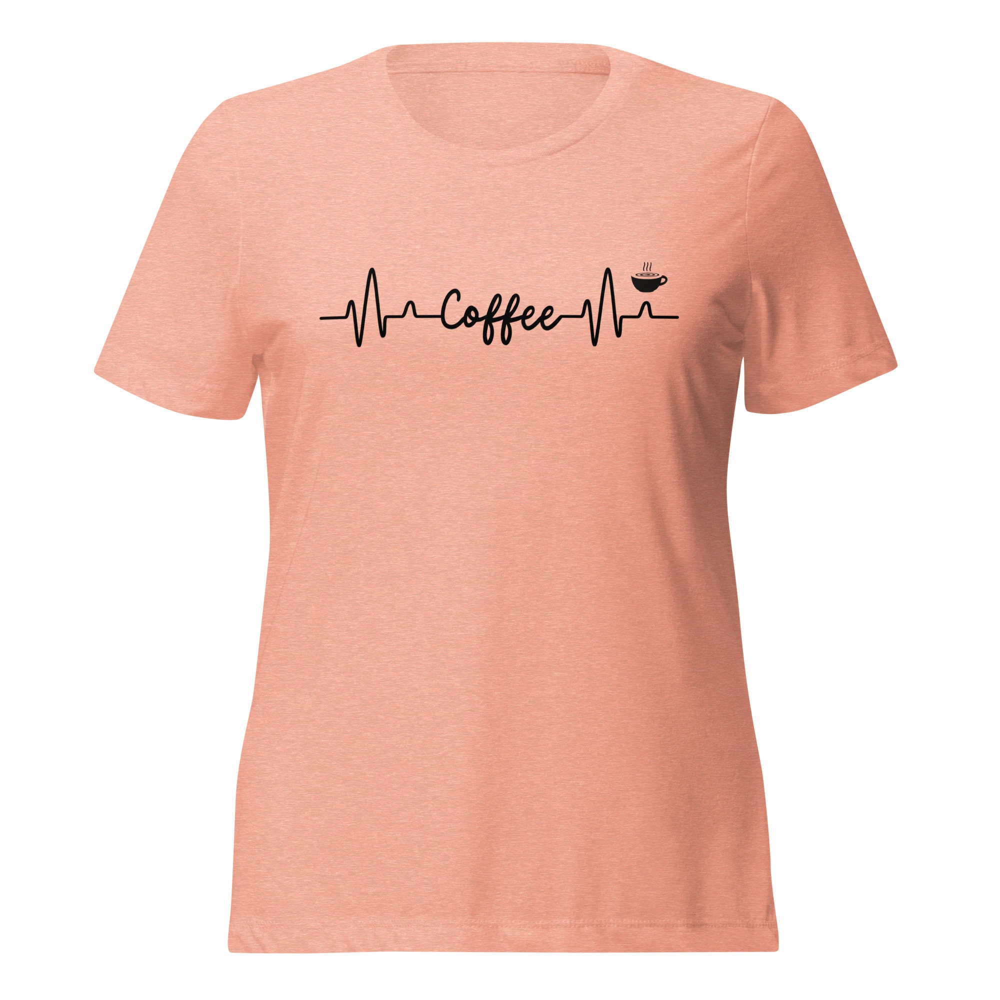 Love Coffee Shirt, Coffee Heartbeat, Coffee Addict, Nurse Coffee Shirt ...