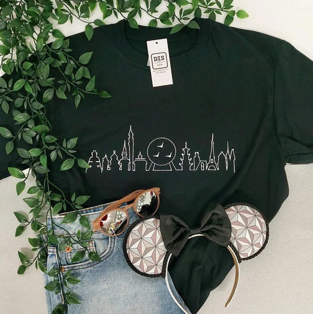 World Showcase - Theme Park WDW, DLP & DLR Embroidered T-shirt / Jumper ...