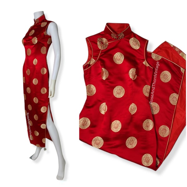 Red Cheongsam - Etsy