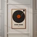 Custom Song Record Poster Print Personalized Music Vinyl Wall Art ...