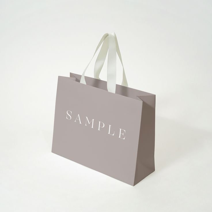 Luxury Paper Bags With Custom Printing Bespoke Paper Bags With Ribbon ...