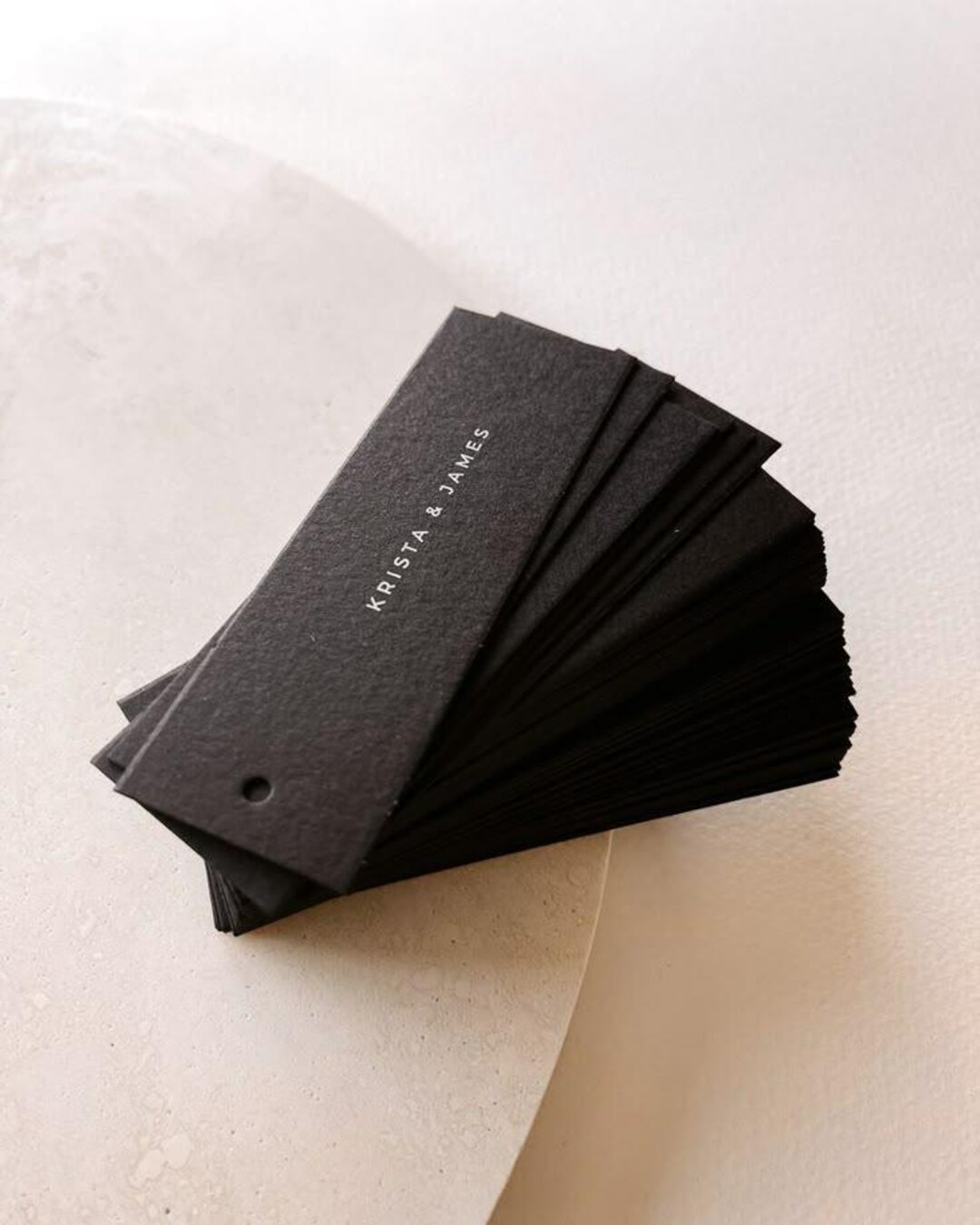 Black Custom Price Tags With String Tags Black Recycled Swing Tag ...