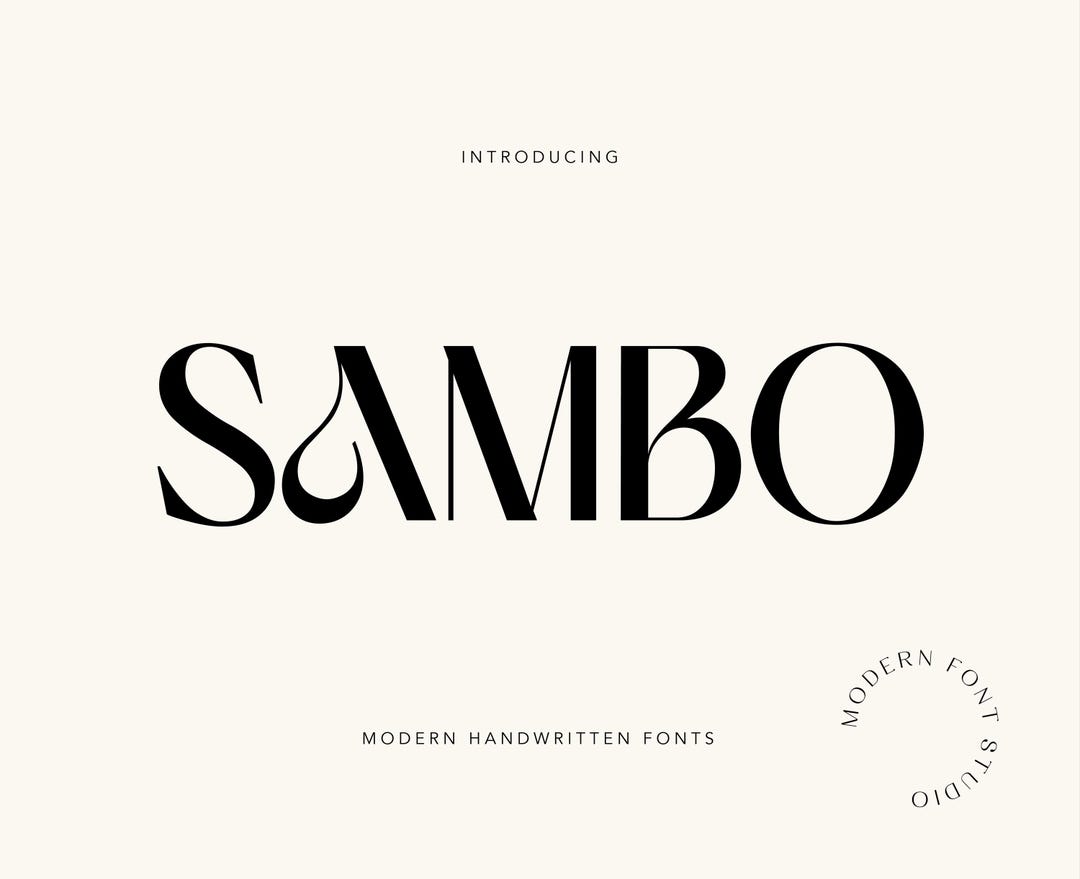 LOGO FONT for BRANDING Style for Clothing, Beauty, Cosmetic Companies ...