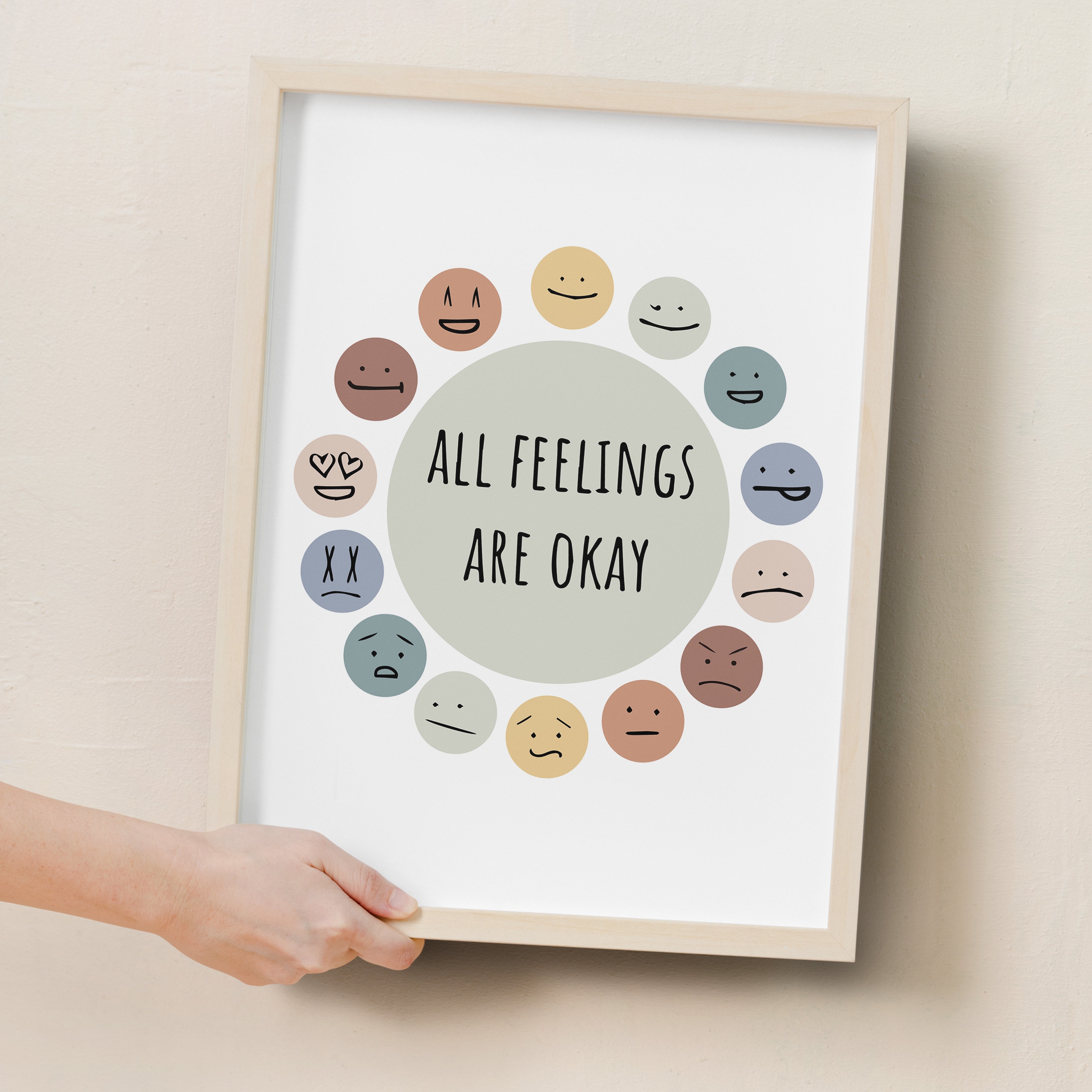 Kids Emotions Chart All Feelings Are Okay Social Emotional Learning ...