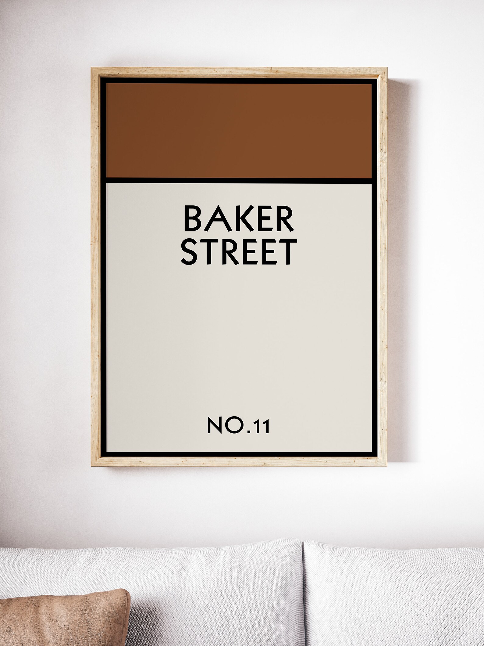 Custom Monopoly Street Name Print Personalised Monopoly Wall Art ...