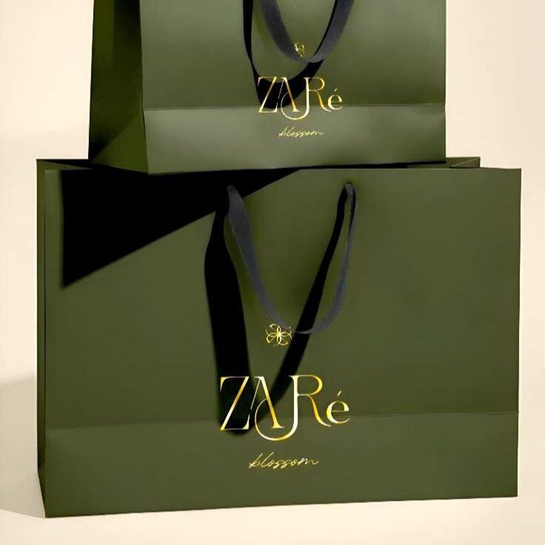 Retail Bags With Thick Paper Bags With Handles Paper Gift Bags Luxury ...