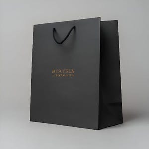 Luxury Retail Paper Bags With Custom Printing Bespoke Paper Bags With ...