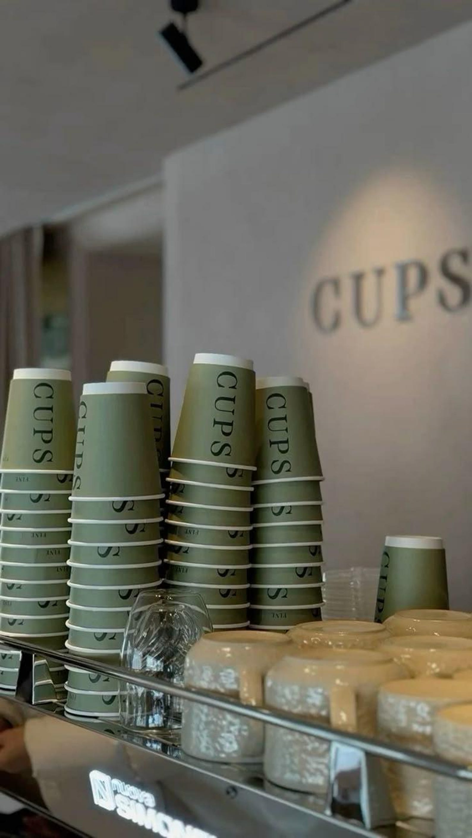 Custom Double Wall Paper Cups Full Color Logo Printing Durable Thick ...