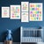 Set of 8 Educational Posters, Homeschool Prints, Kids Room Wall Art ...
