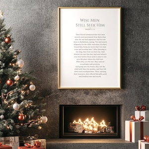 Wise Men Still Seek Him, the Three Wisemen Print, the Magi, Christmas ...