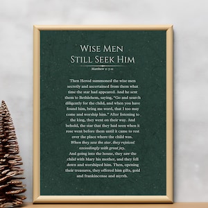 Wise Men Still Seek Him, the Three Wisemen Print, the Magi, Christmas ...