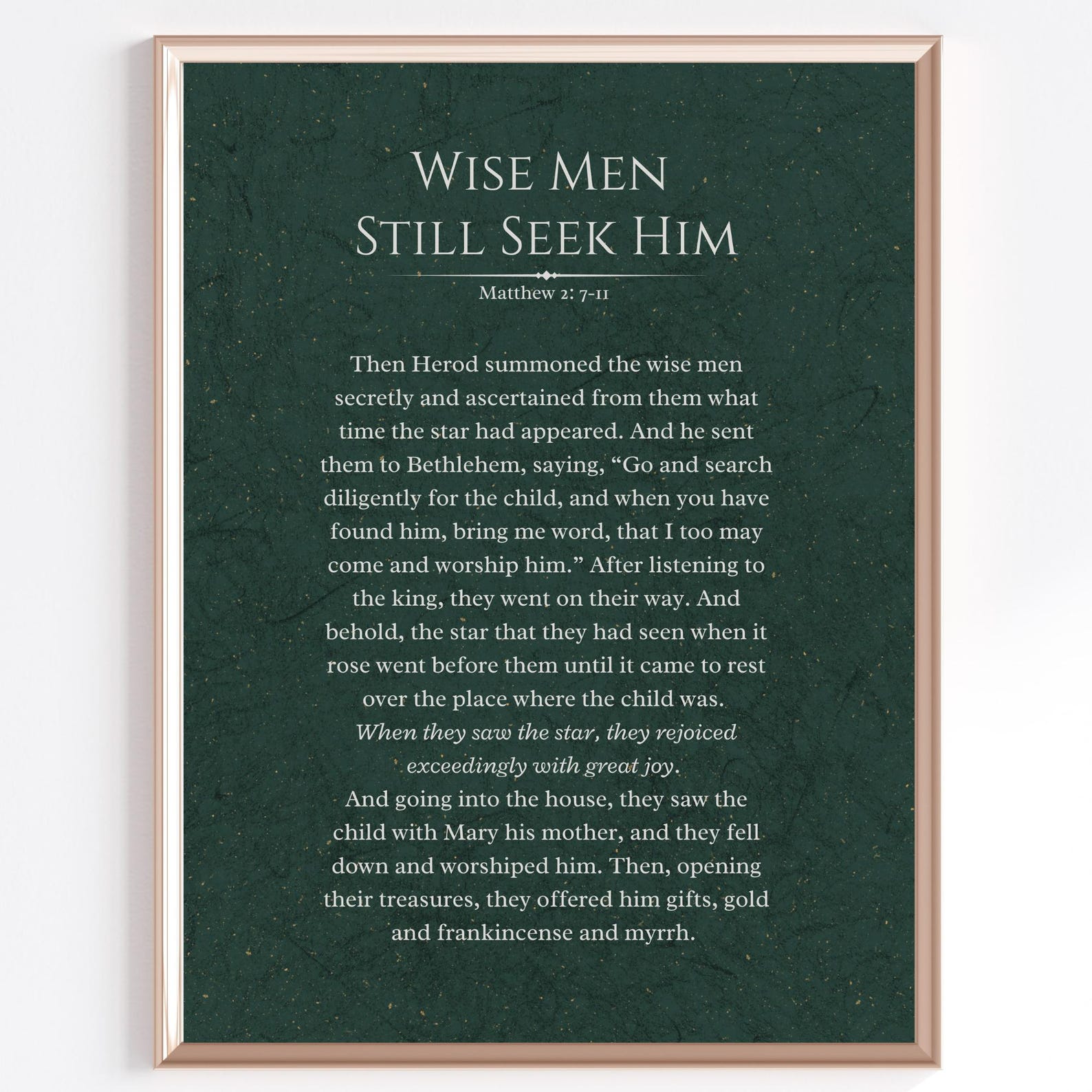 Wise Men Still Seek Him, the Three Wisemen Print, the Magi, Christmas ...