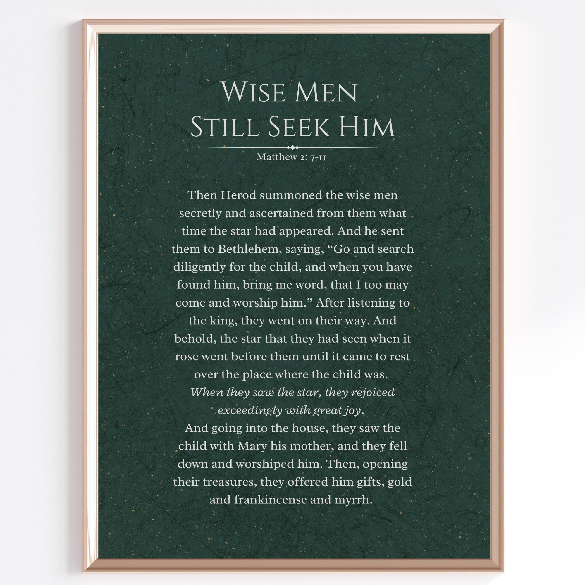 Wise Men Still Seek Him, the Three Wisemen Print, the Magi, Christmas ...