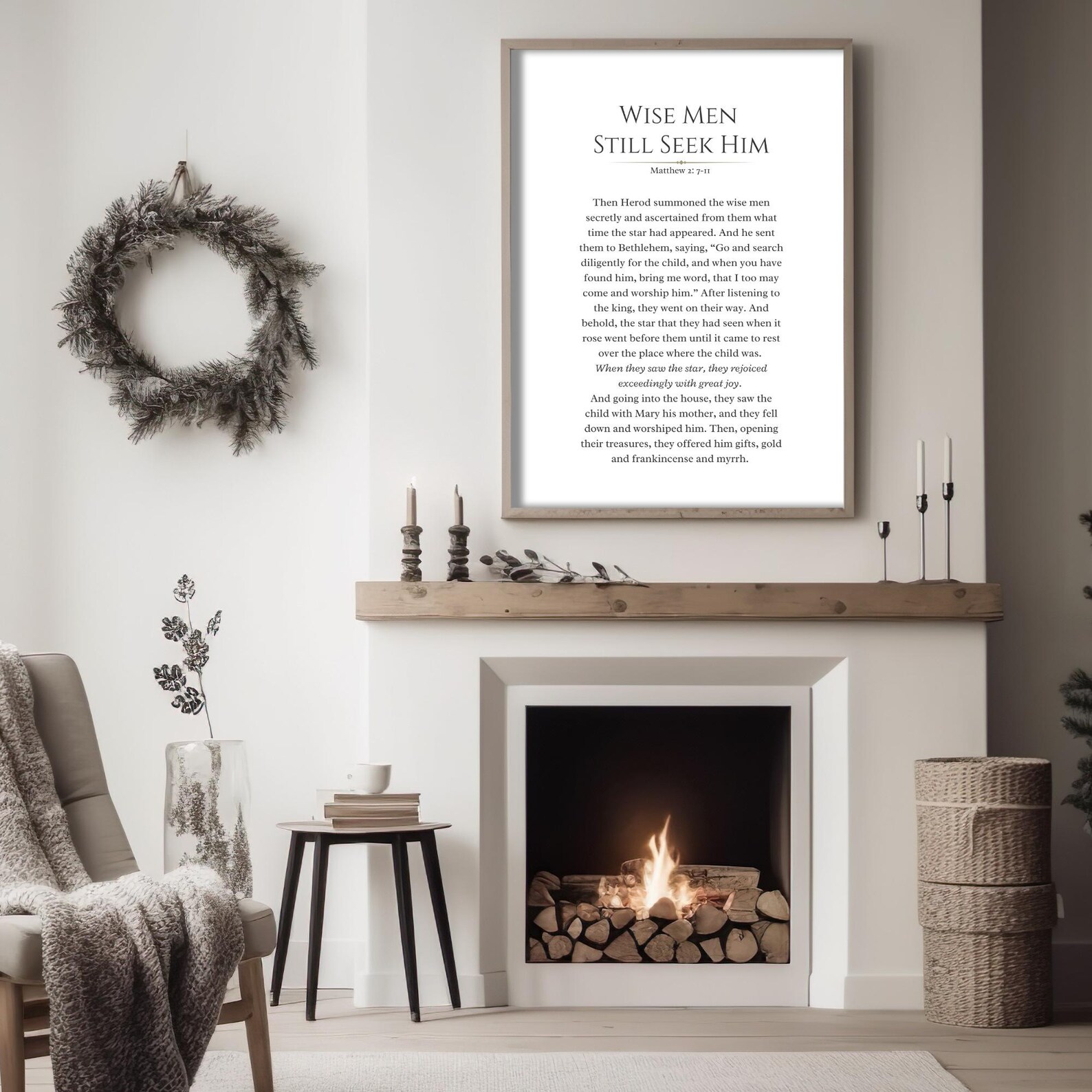 Wise Men Still Seek Him, the Three Wisemen Print, the Magi, Christmas ...