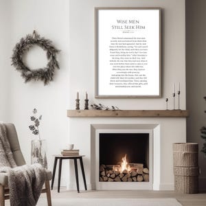 Wise Men Still Seek Him, the Three Wisemen Print, the Magi, Christmas ...