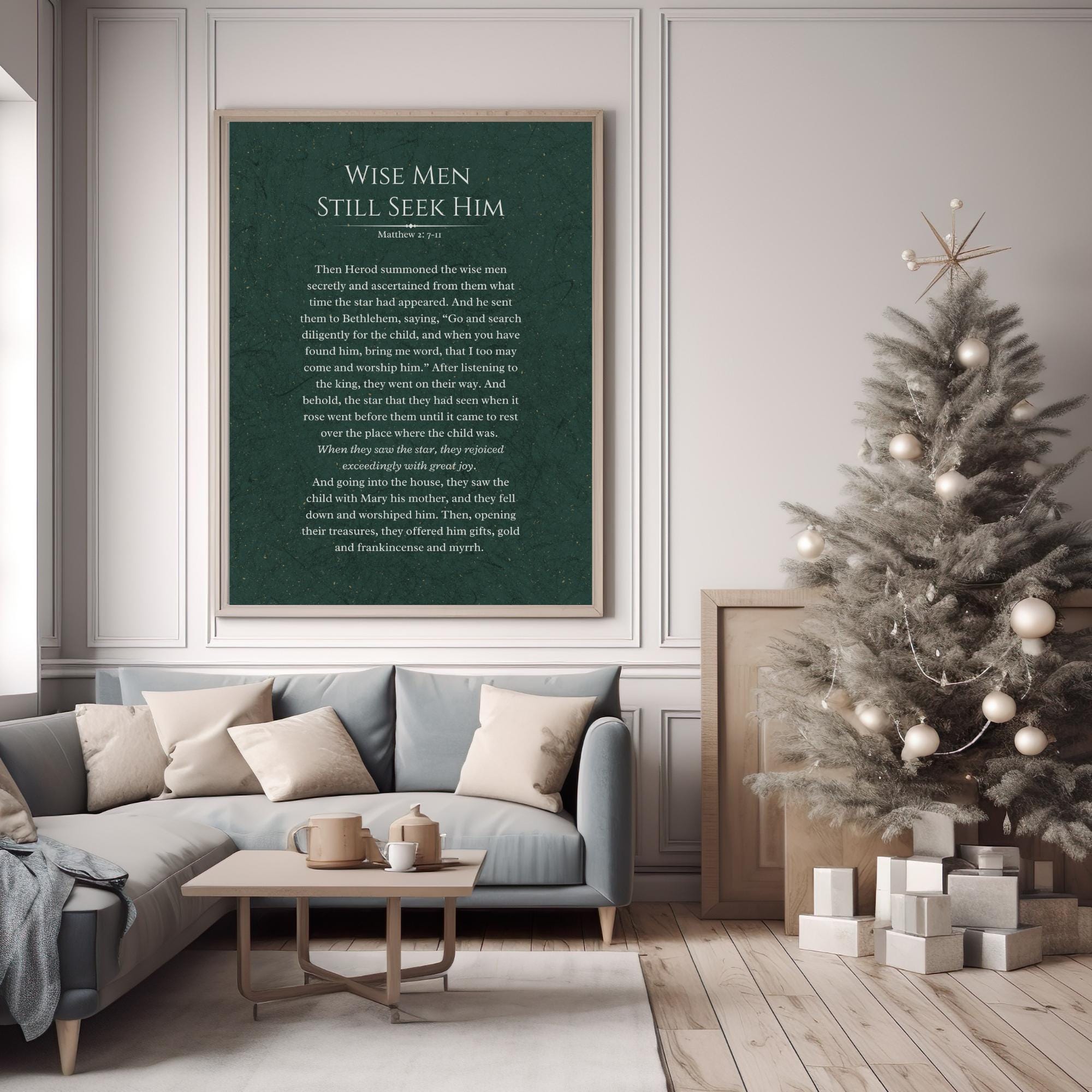 Wise Men Still Seek Him, the Three Wisemen Print, the Magi, Christmas ...