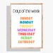 Set of 8 Educational Posters, Homeschool Prints, Kids Room Wall Art ...