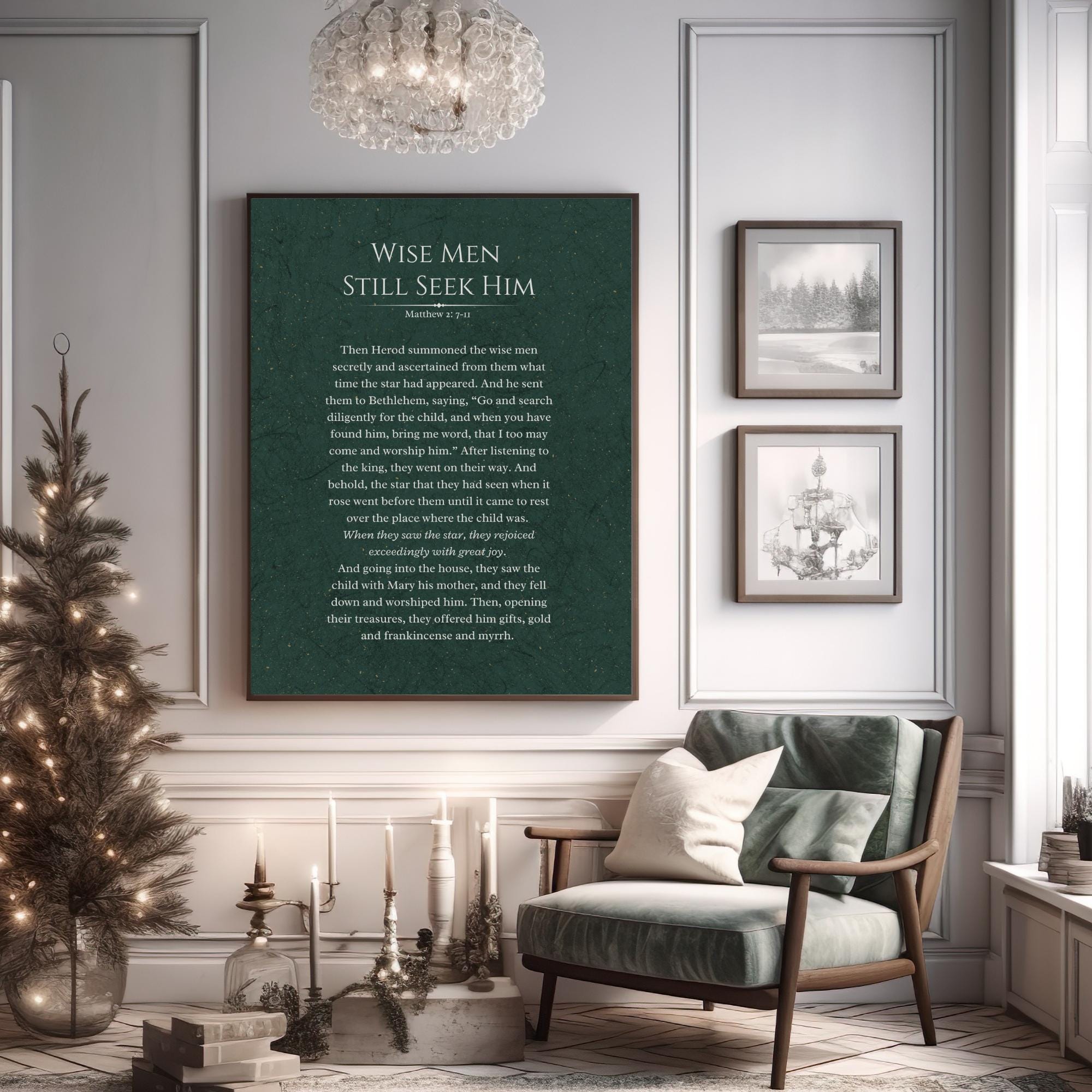 Wise Men Still Seek Him, the Three Wisemen Print, the Magi, Christmas ...