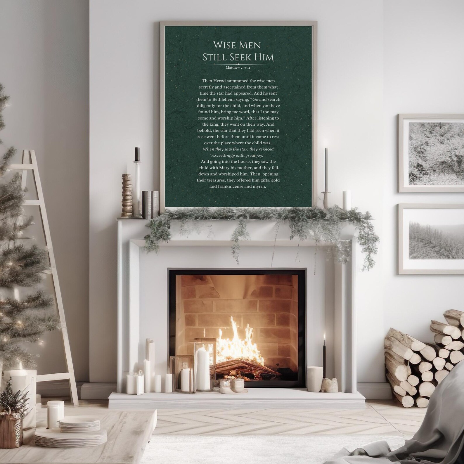 Wise Men Still Seek Him, the Three Wisemen Print, the Magi, Christmas ...