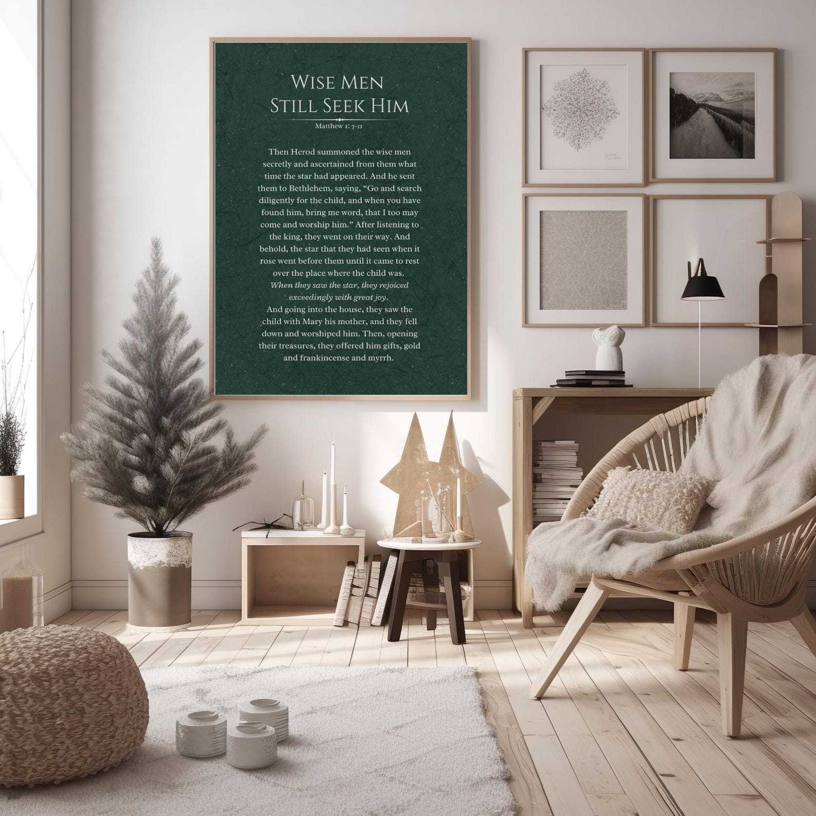 Wise Men Still Seek Him, the Three Wisemen Print, the Magi, Christmas ...