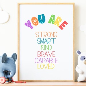 Set of 8 Educational Posters, Homeschool Prints, Kids Room Wall Art ...