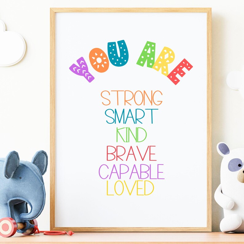 Set of 8 Educational Posters, Homeschool Prints, Kids Room Wall Art ...