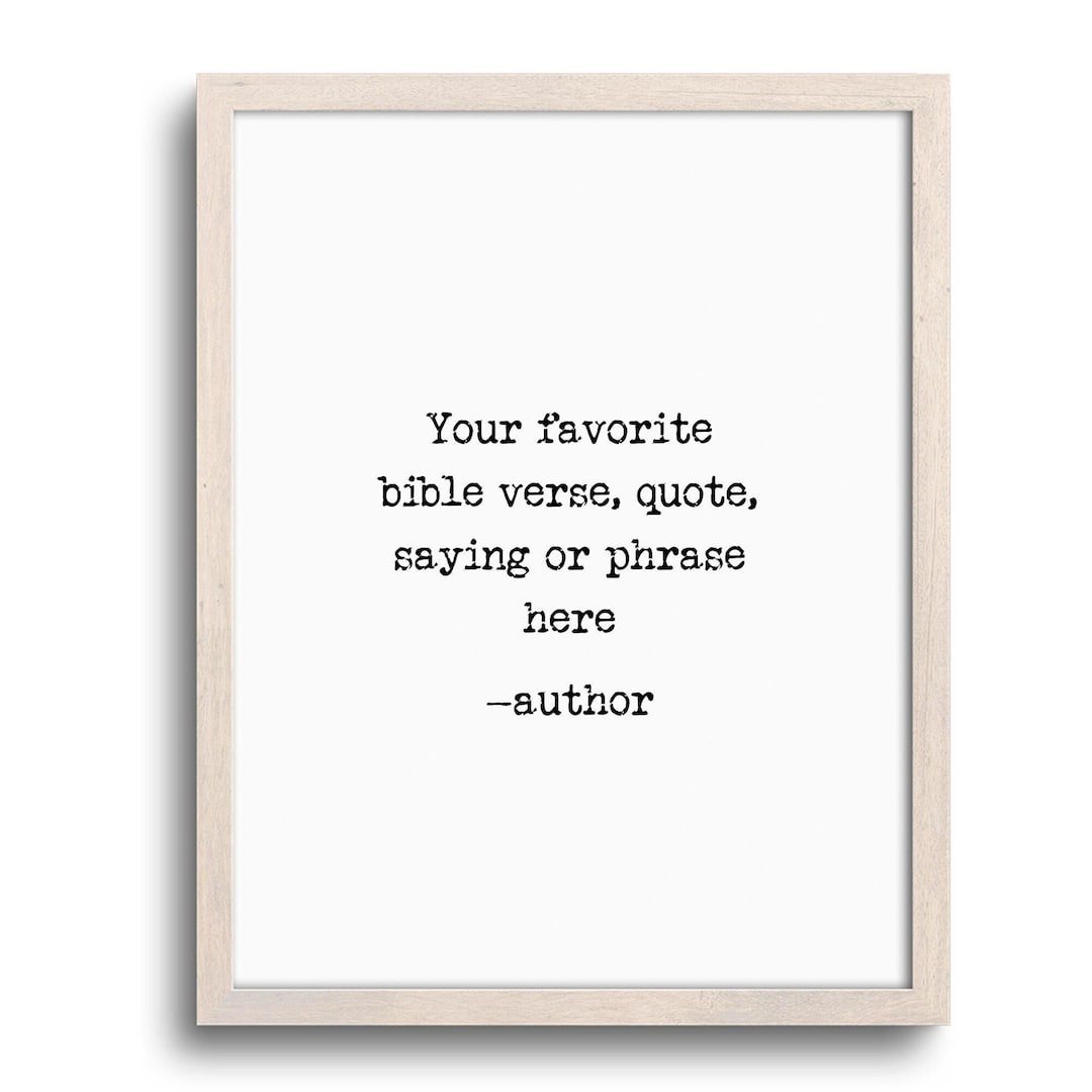 Custom Quote Wall Art, Custom Typewriter Quote Wall Art, Personalized ...