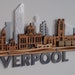Big Liverpool Skyline 3d Layered Laser Cut Large Wooden Wall - Etsy