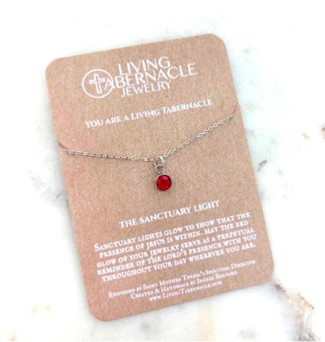 Living Tabernacle Sterling Silver Necklace -confirmation Catholic Gift ...