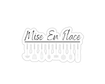 Mise En Place Knife Sticker, Funny, Humor, Gift, Chef Wear, Cooking ...