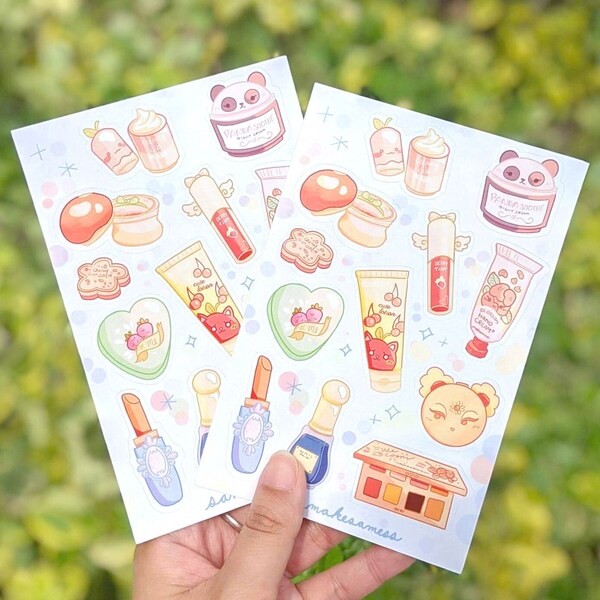 Skincare Stickers - Etsy