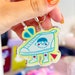 Epoxy Angry Shoe Clear Acrylic Keychain 2in. L Gold Hook - Etsy