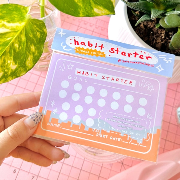 Habit Tracker Stickers - Etsy