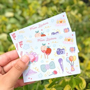 Prom Queen Night Stickers for Planners L Mini Glossy Sticker Sheet L ...