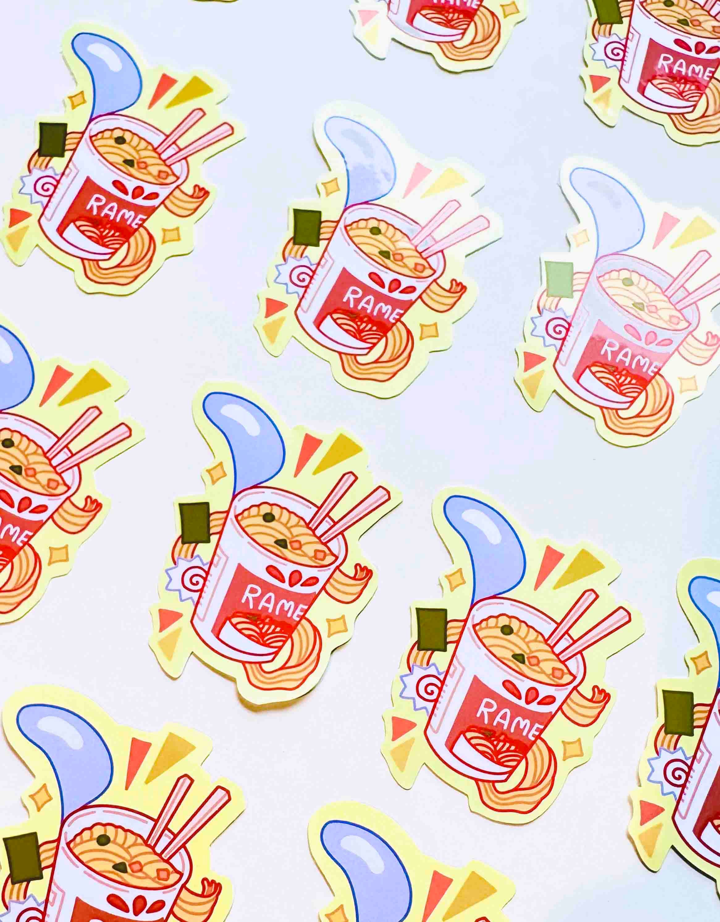 Ready Ramen Die Cut Sticker L Journaling & Stationery L Bujo Foodie ...