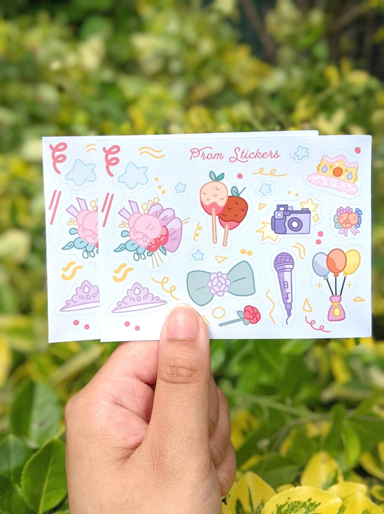 Prom Queen Night Stickers for Planners L Mini Glossy Sticker Sheet L ...