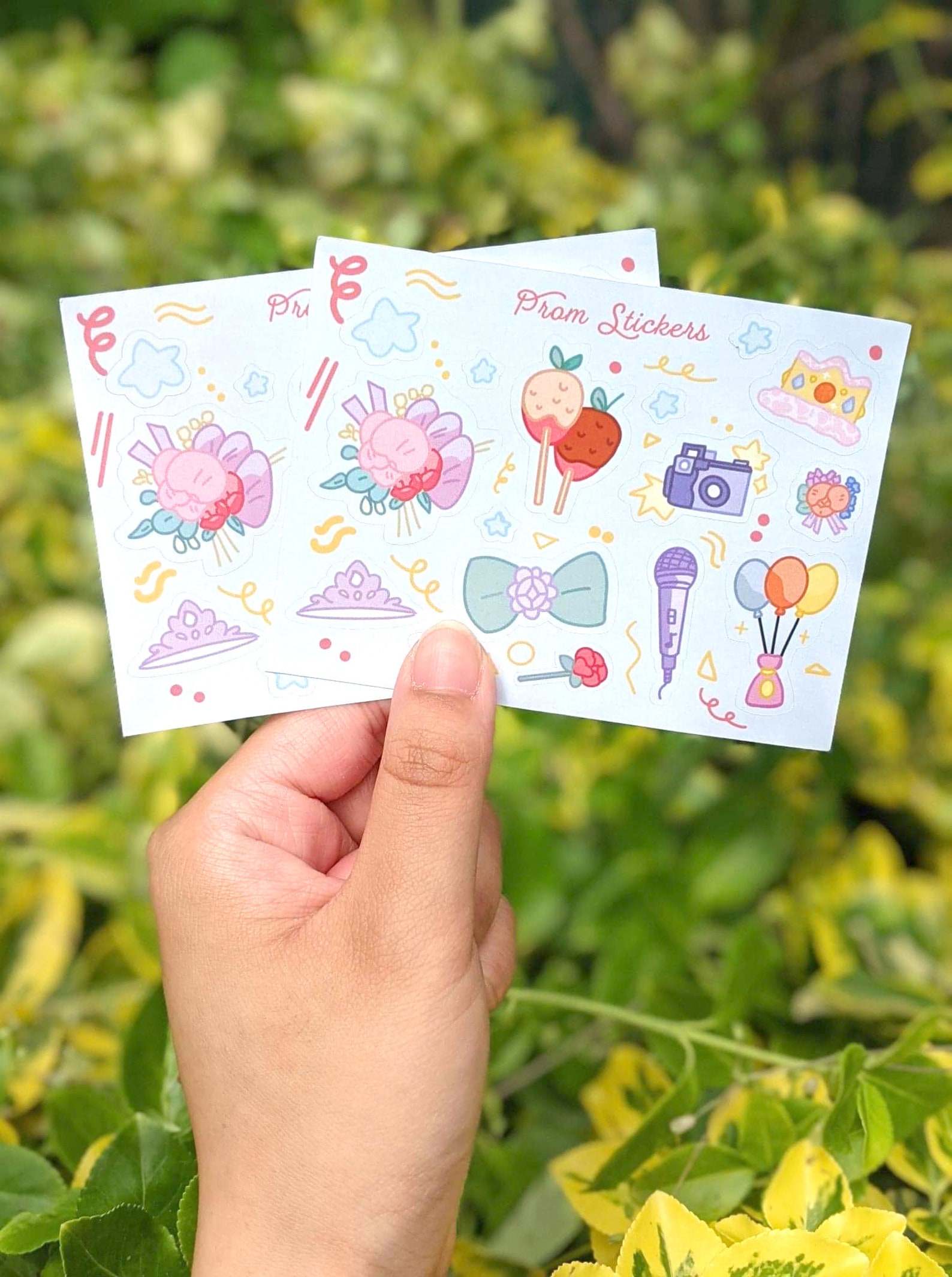 Prom Queen Night Stickers for Planners L Mini Glossy Sticker Sheet L ...